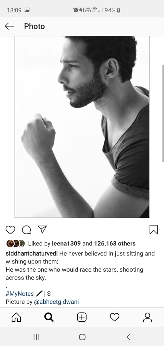 Have you seen another side of Siddhant Chaturvedi ! - Bollywood Dhamaka