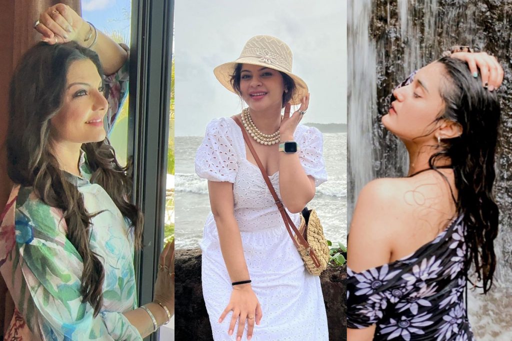 Deepshikha Nagpal, Sneha Wagh, Ayushi Khurana shares monsoon moment ...